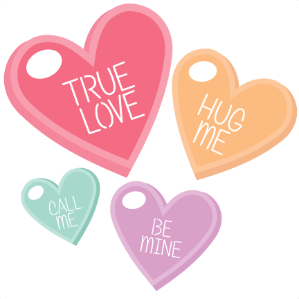 Download Png Free Download Candy Hearts Clipart - Candy Hearts Clip Art ...