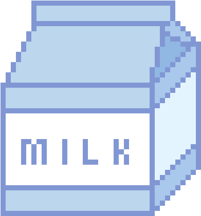 Nes Milk - Milk Carton Pixel Art - Free Transparent PNG Download - PNGkey