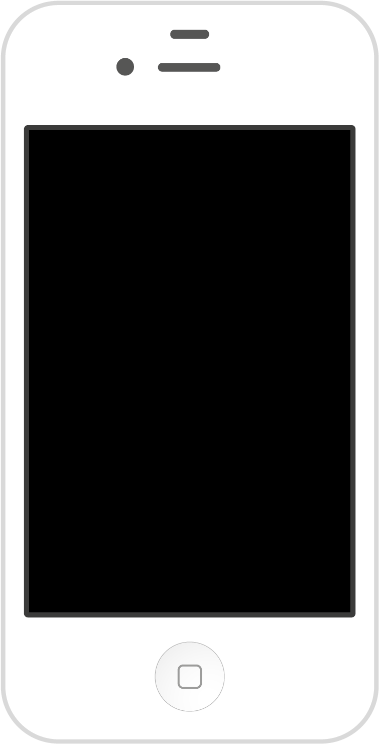 Download Iphone Template Png - Iphone 4s Png Template PNG Image with No ...