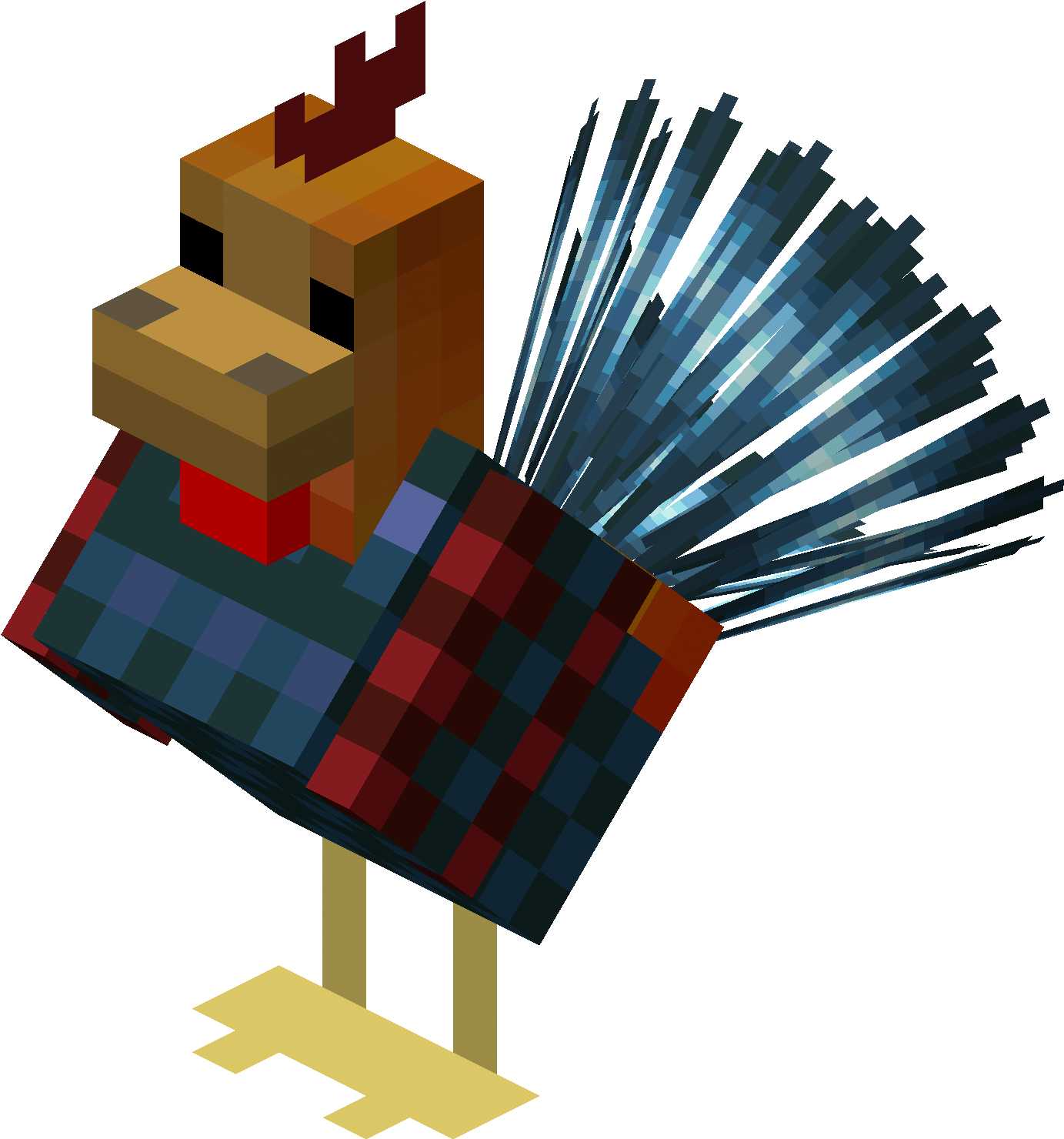 Download Minecraft Rooster PNG Image with No Background - PNGkey.com