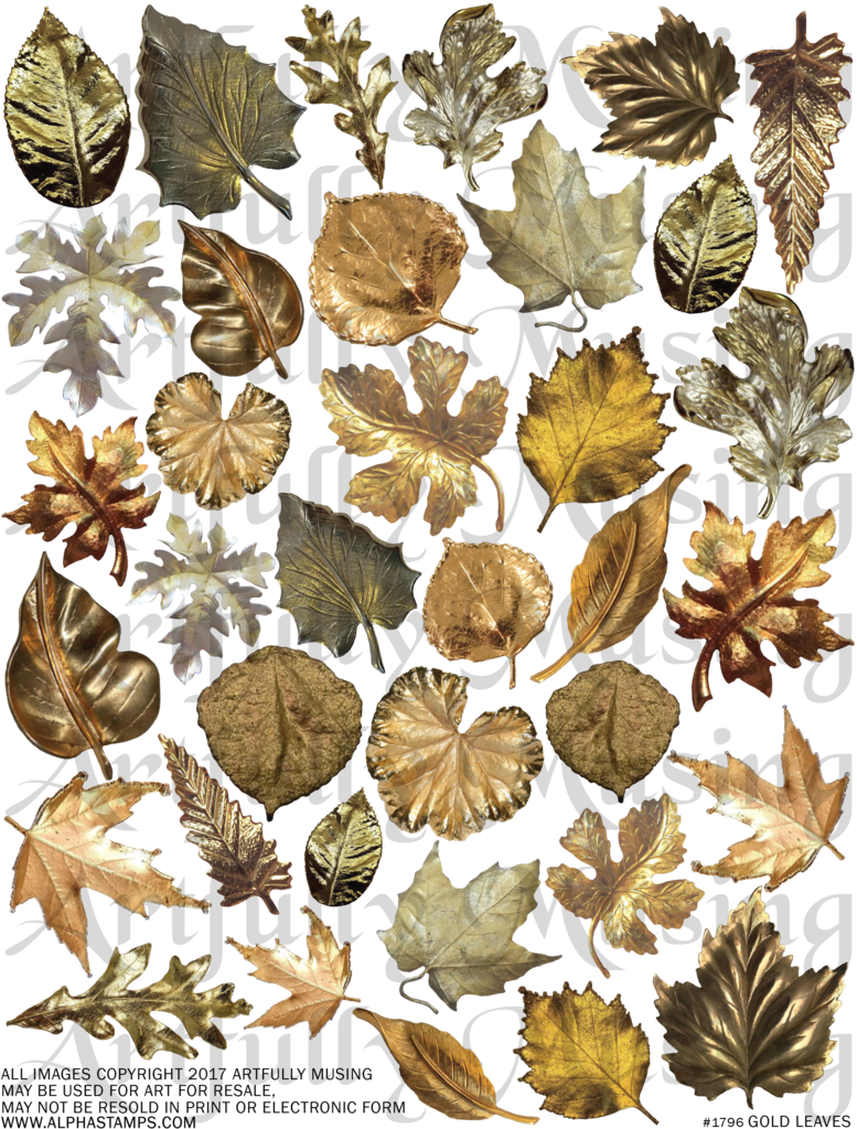 Download Add Twinklets Diamond Dust To Give The Leaves An Icy - Gold ...