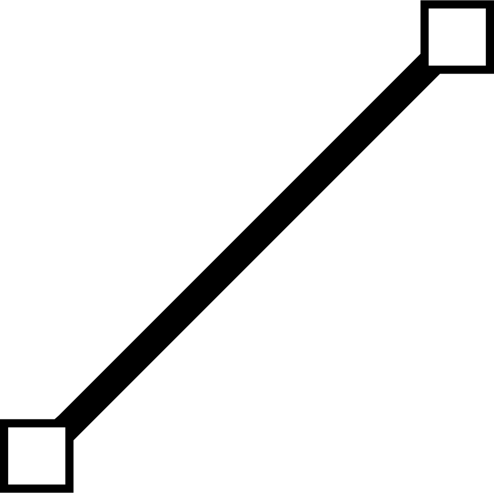 Vector Diagonal Line With Box Edges Svg Png Icon Free - Sewing Needle ...