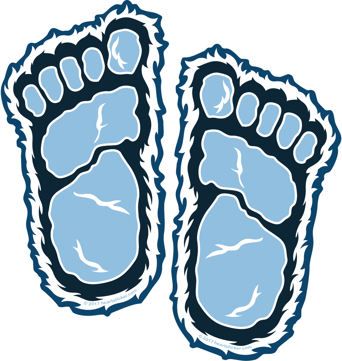 Yeti Footprint Clipart Downloads