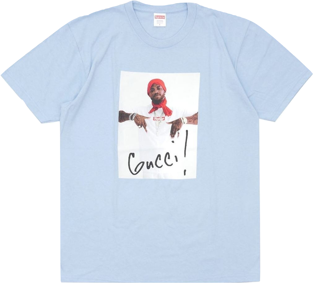 Download Supreme Gucci Mane Tee - 2017 Supreme Box Logo Character Short ...
