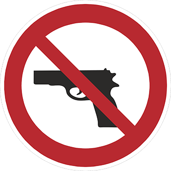No Weapons Sign In Florida - No Left Turn Traffic Sign - Free ...