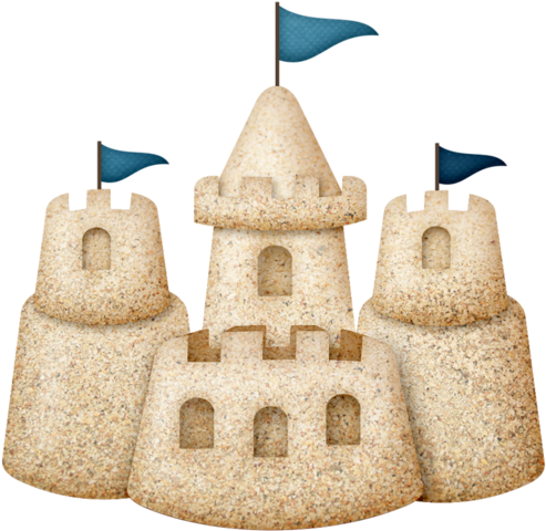 Download Playful Sand Castle Clipart Transparent Stick - Sand Castle ...