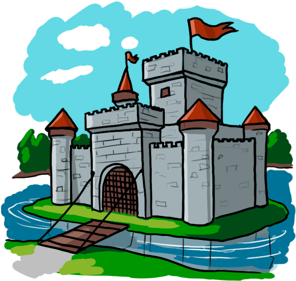 Download Castle Clipart Medieval Time - Cartoon Images Of Castles PNG ...