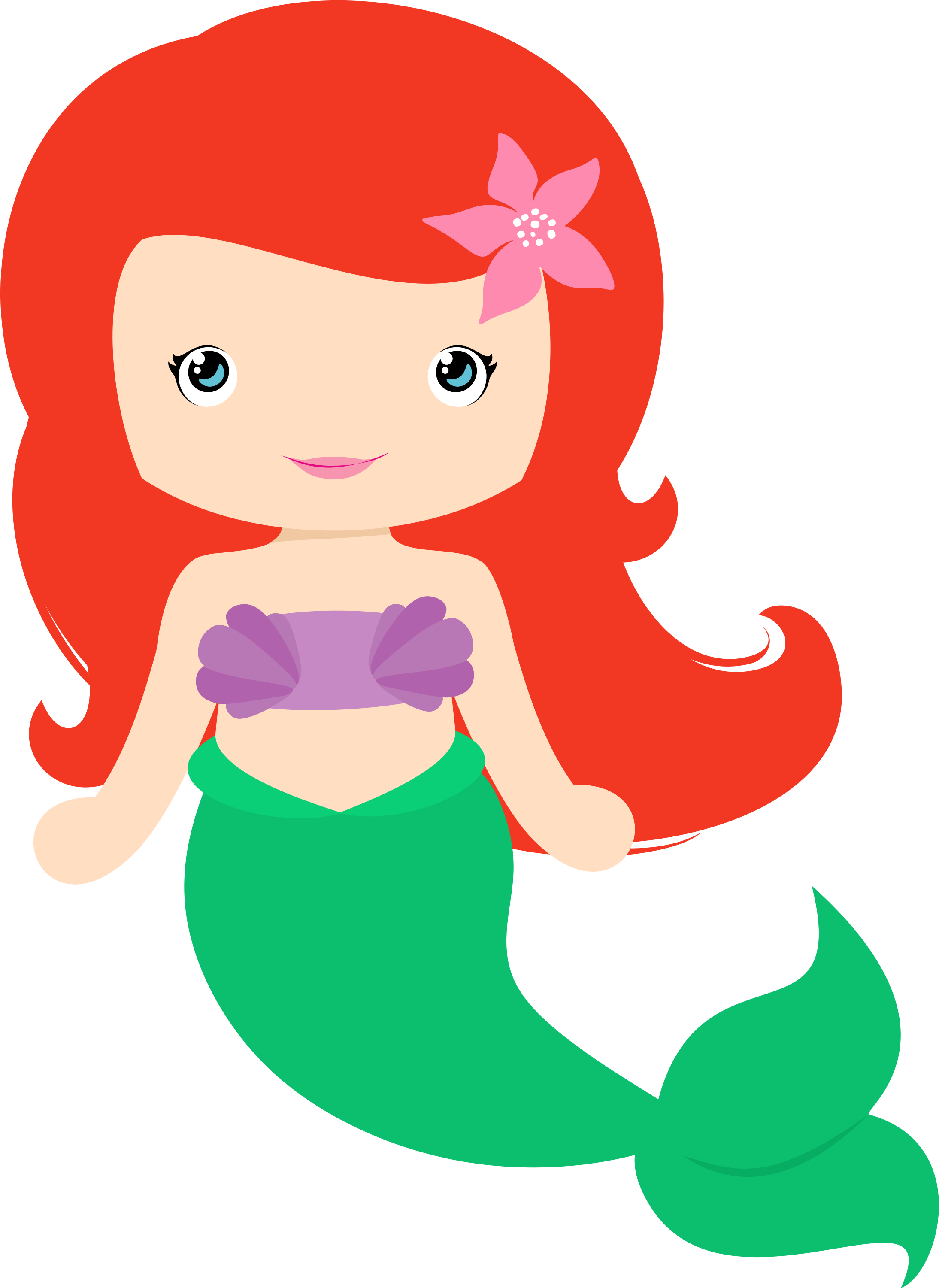 Princess Mermaid Clipart - Birthday Shirt, Mermaid Birthday, Mermaid ...