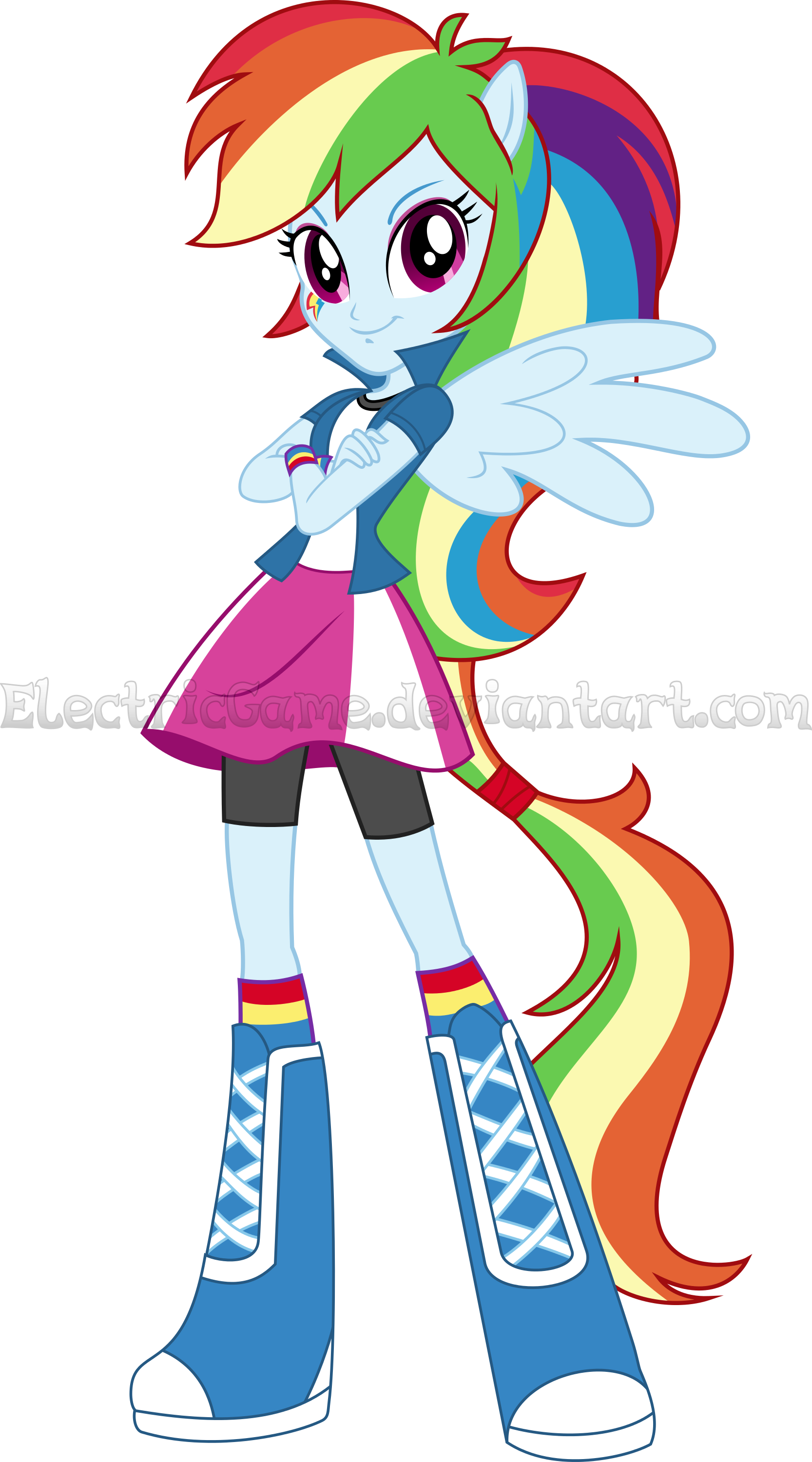 Mlp Eg The Equestria Girls Rainbow Vector By Electricgame-d9opi7c - My ...