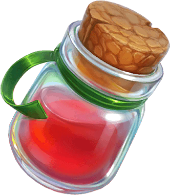 Potion Heal 1 - Small Healing Potion - Free Transparent PNG Download ...