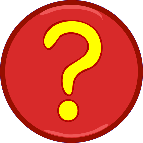 Yellow Question Mark Inside Red Circle Clip Art - Question Mark In A ...