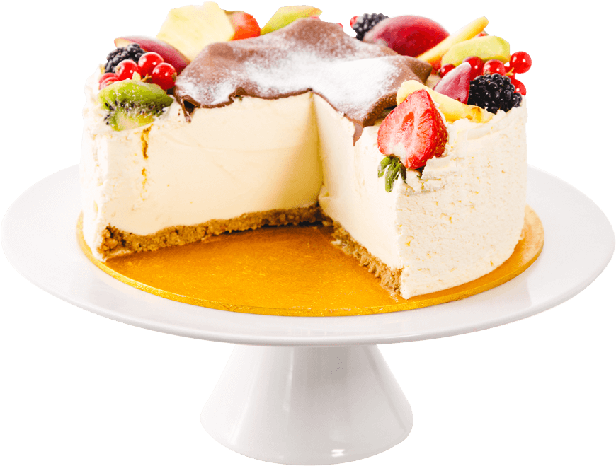 Download Fresh Handmade 6" Fresh Fruit Cheesecake Order Online - Fruit ...