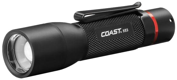 Flashlight Png Photo - Coast Cutlery Hx5 Focusing Flashlight - Free ...
