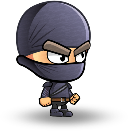 Ninja Royalty Free Game Art Character - Png Character - Free ...
