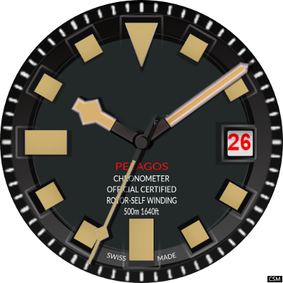 Download Watch Face Png - Black Watch Dial Png PNG Image with No ...