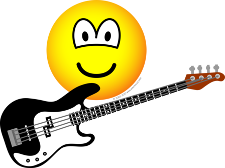 Download Bass Playing Emoticon - Bass Player Emoji PNG Image with No ...