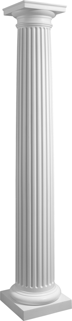 Tapered Round Fluted Column - Colonne Grecque Png - Free Transparent ...