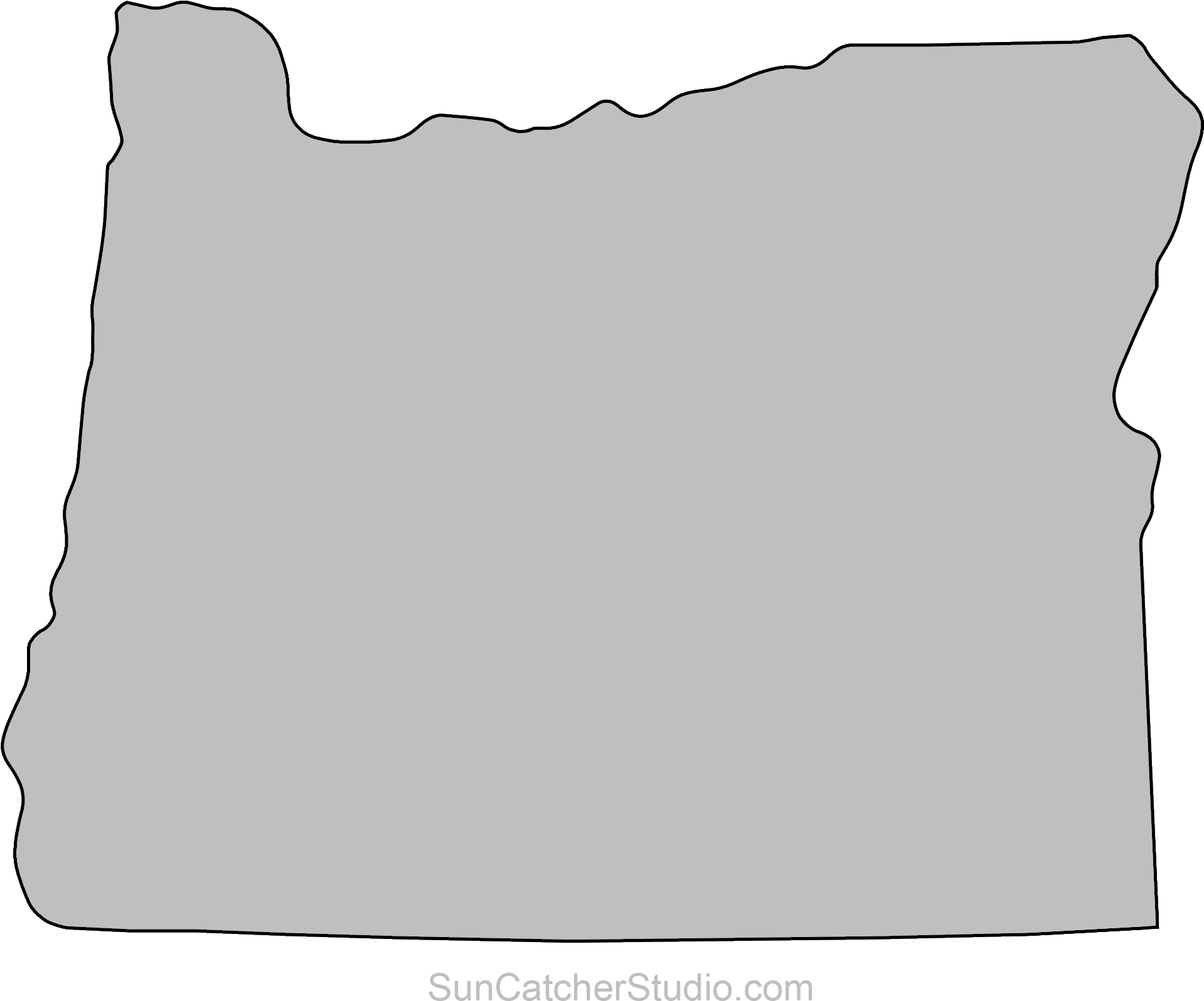 Oregon State Outline Png - Free Transparent PNG Download - PNGkey