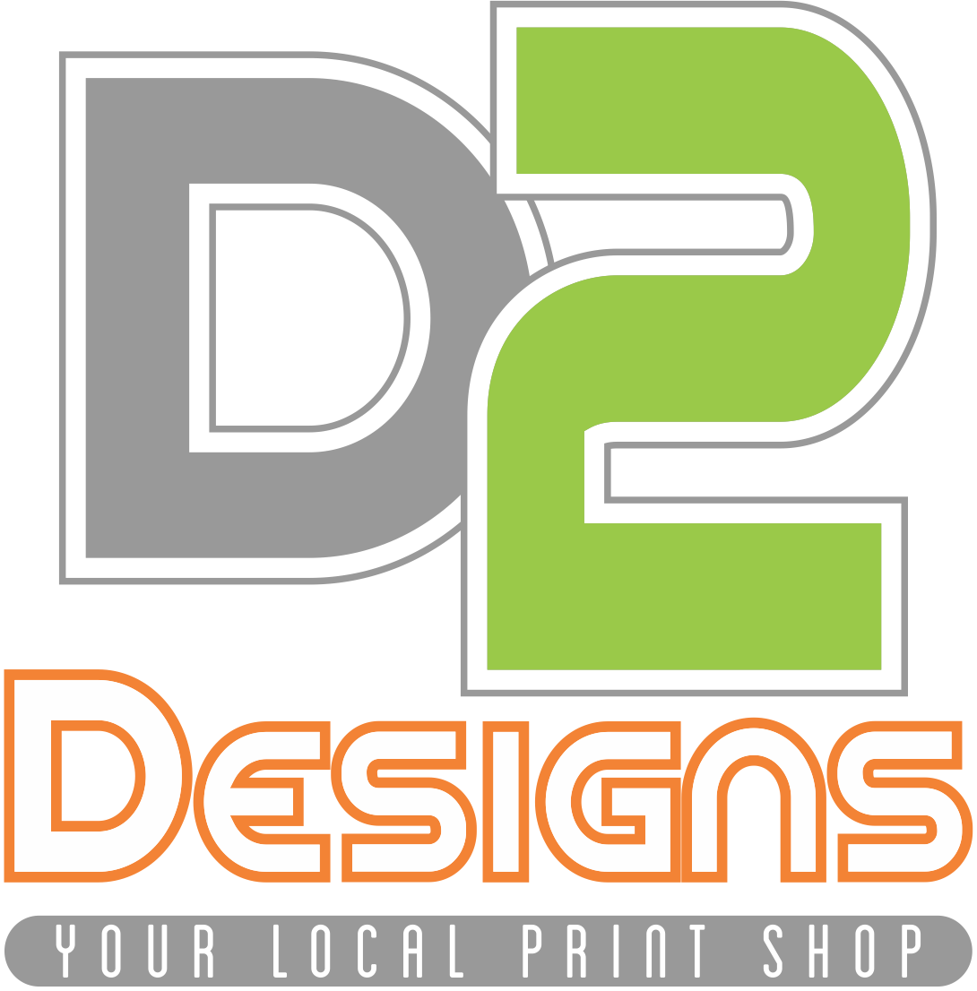 D2 Designs Logo Square Solid Outline Color - Poster - Free Transparent ...