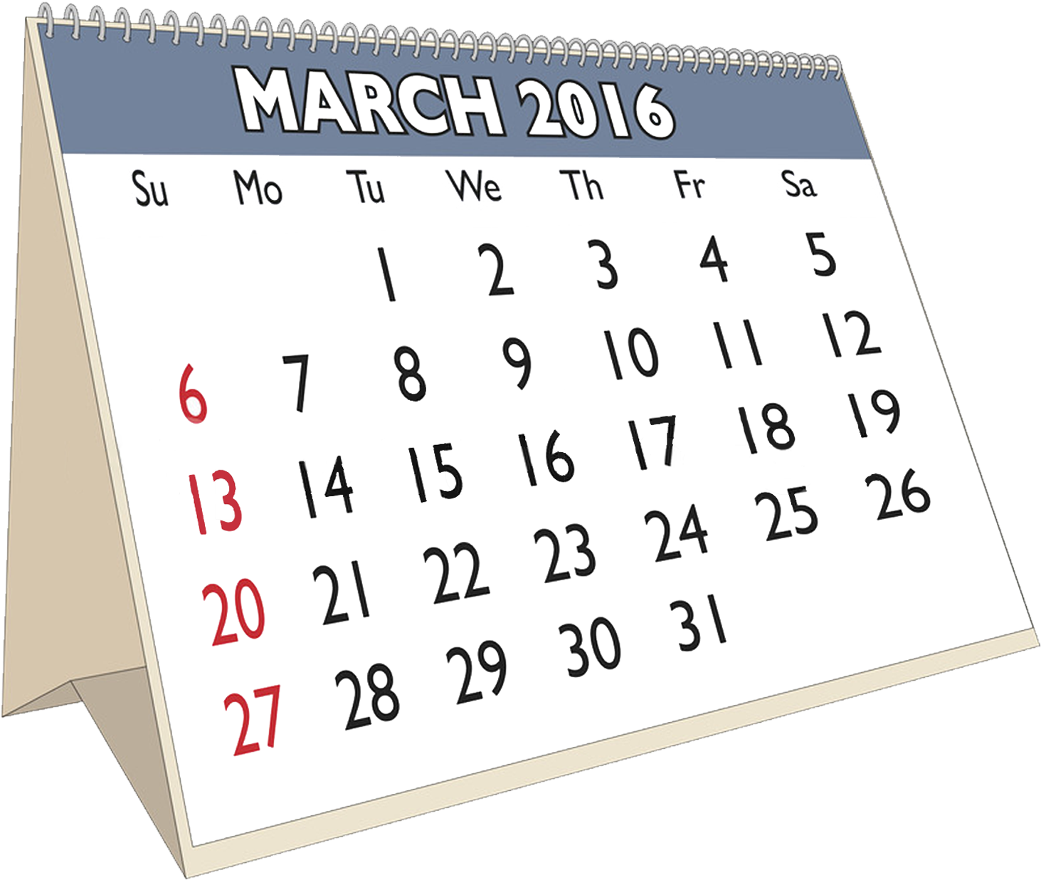 Match 6 Table Calendar Clipart In By Playfulhub - Table Calendar 2016 ...