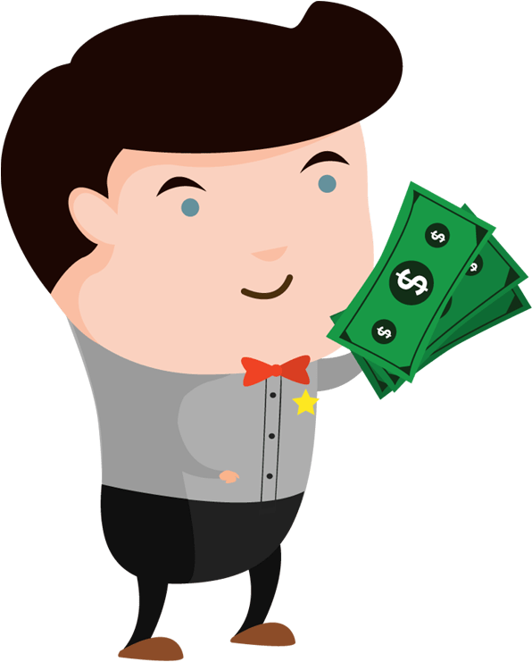 Download Cartoon Cartoonview Co Man Cash Design - Person Thinking ...