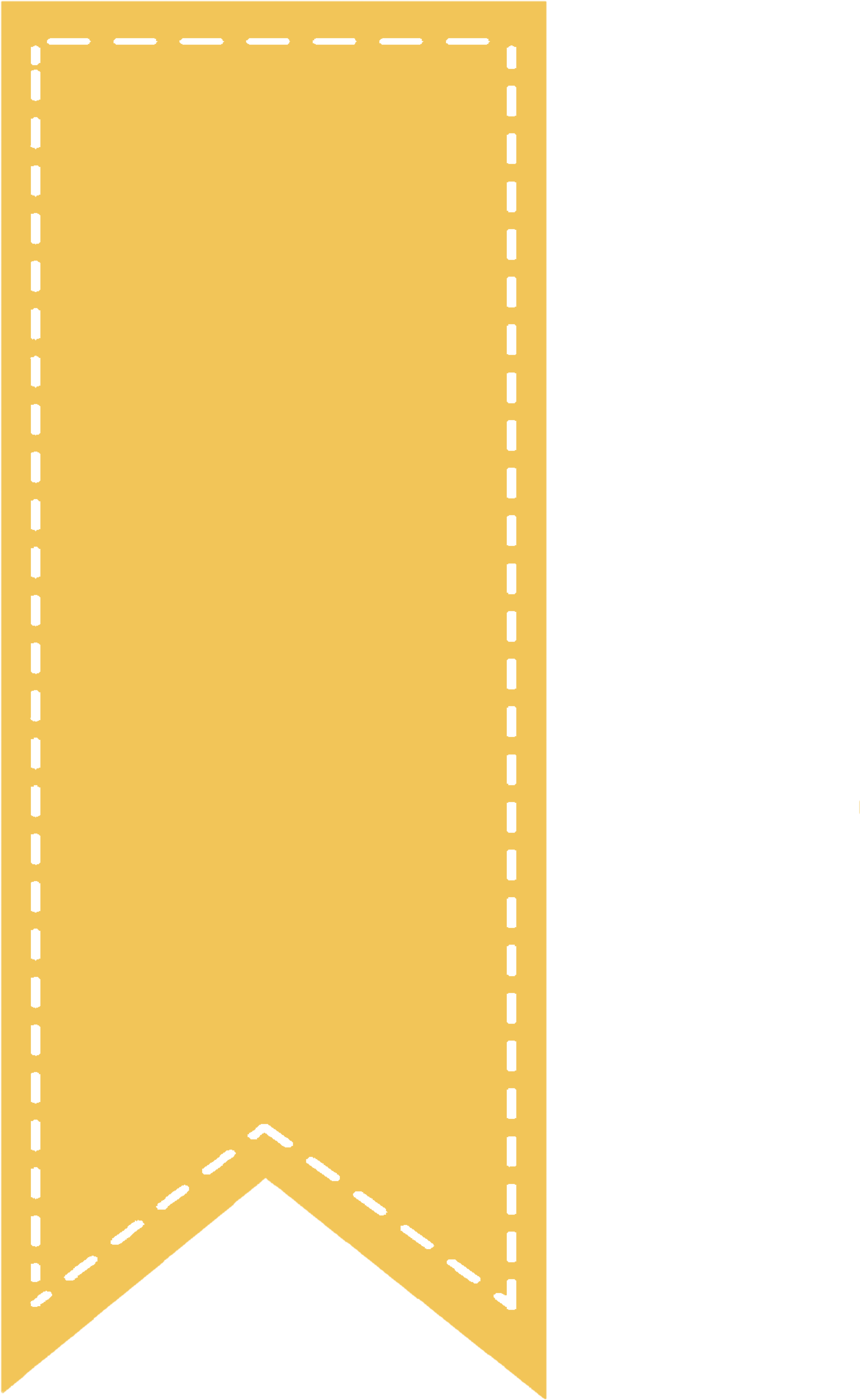 Download Yellow Ribbon Bookmark - Book Mark Sticker Png PNG Image with ...