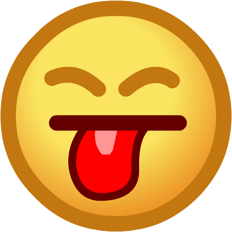 Download Raspberry Face Emoticon - Club Penguin Emotes PNG Image with ...