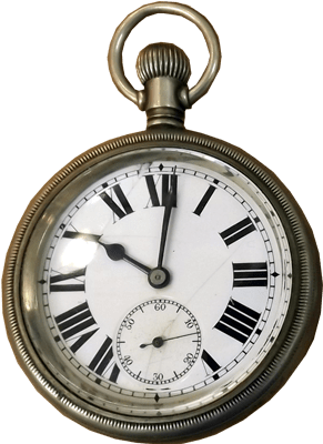 Download Silver Pocket Watch Png Image - Vintage Pocket Watch ...
