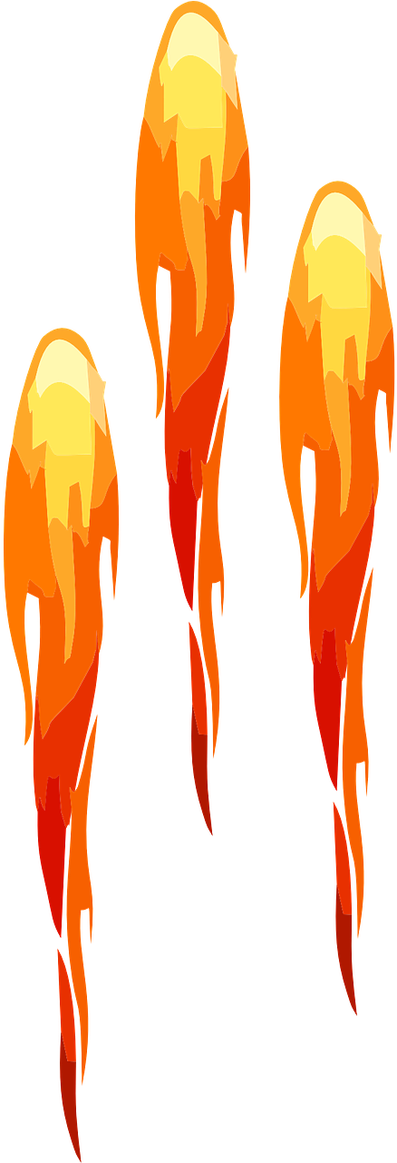 Rocket Fire Png Picture Free - Fire Balls Clipart - Free Transparent ...