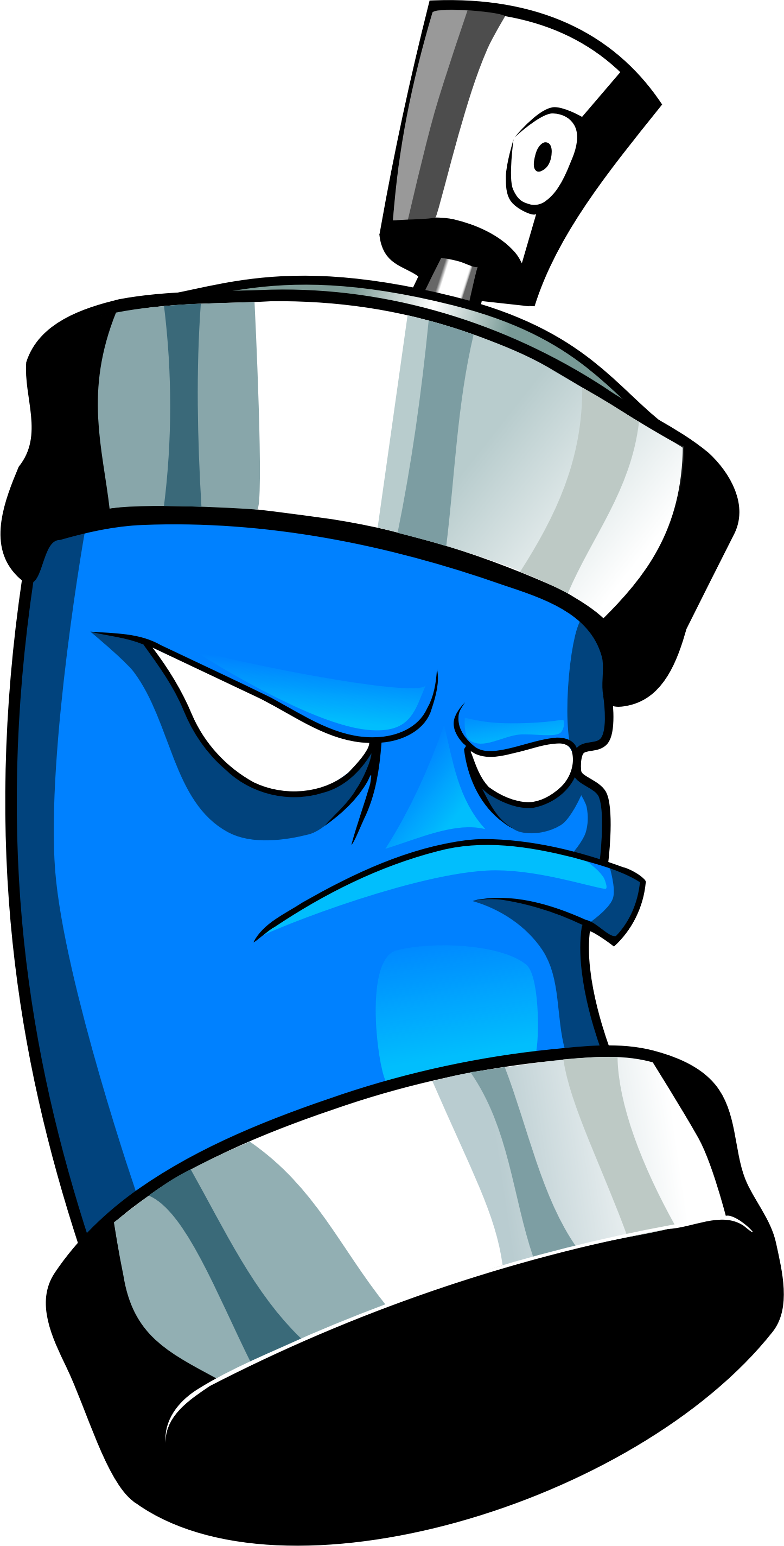 Cartoon Spray Can Character - Cartoon Spray Can - Free Transparent PNG ...