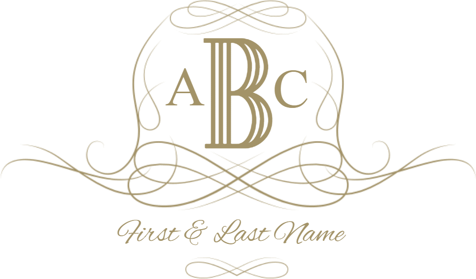 Free Customizable Monogram Frames And Borders Graphic - Monogram - Free ...