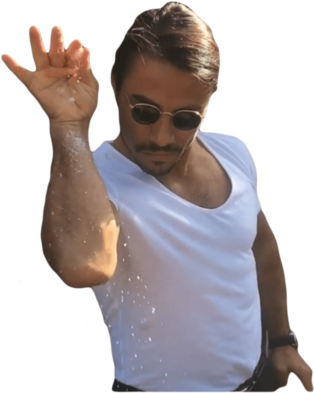 Download Salt Bae - Salt Bae No Background PNG Image with No Background ...