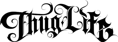 Thug Life Text Artistic - Transparent Background Thug Life Png - Free ...