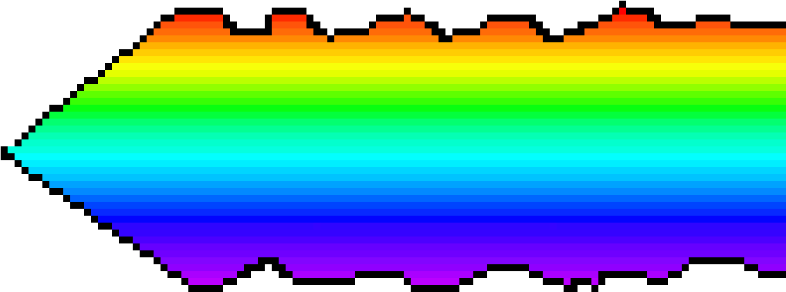 Rainbow Laser - Laser Pixel Png - Free Transparent PNG Download - PNGkey