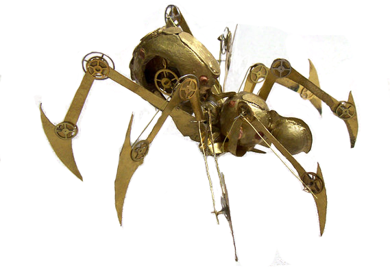 Clockwork Spider - Steampunk Spider - Free Transparent PNG Download ...