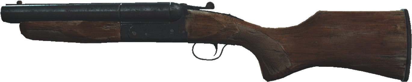 Download Fo4 So Double-barrel Shotgun - Double Barrel Gun Fallout PNG ...