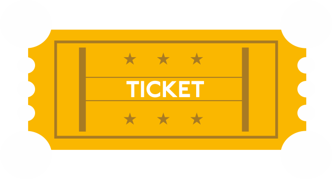 A Ticket For A Event - Vector Graphics - Free Transparent PNG Download ...