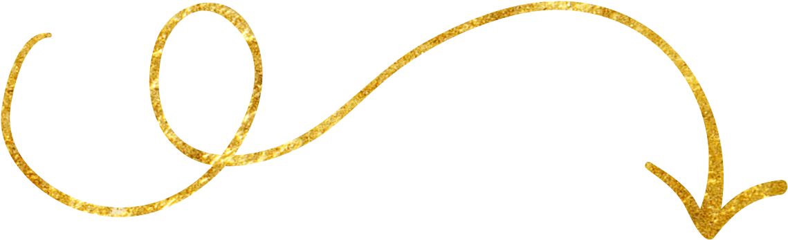 Happinessis Gold Hand Drawn Arrows And Dividers 10 - Transparent ...