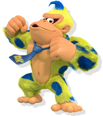 Download Which Of These Alt - Blue And Yellow Donkey Kong PNG Image ...