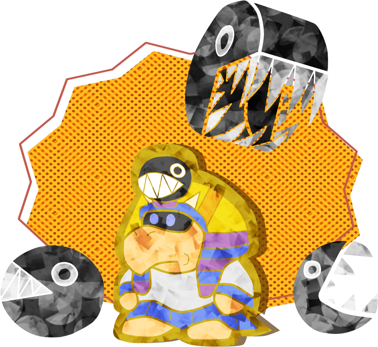 Paper Mario Enemies By Florosapiens - Cartoon - Free Transparent PNG ...