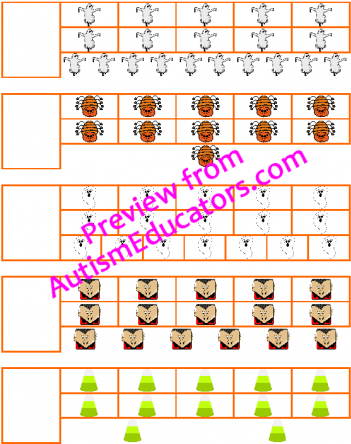 File Folder Activity Number To Quantity 11-20 Ten Frames - One To One ...