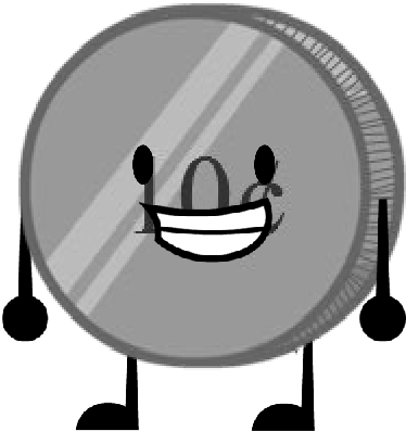 Dime By Animationmattadams - Bfdi Dime - Free Transparent PNG Download ...