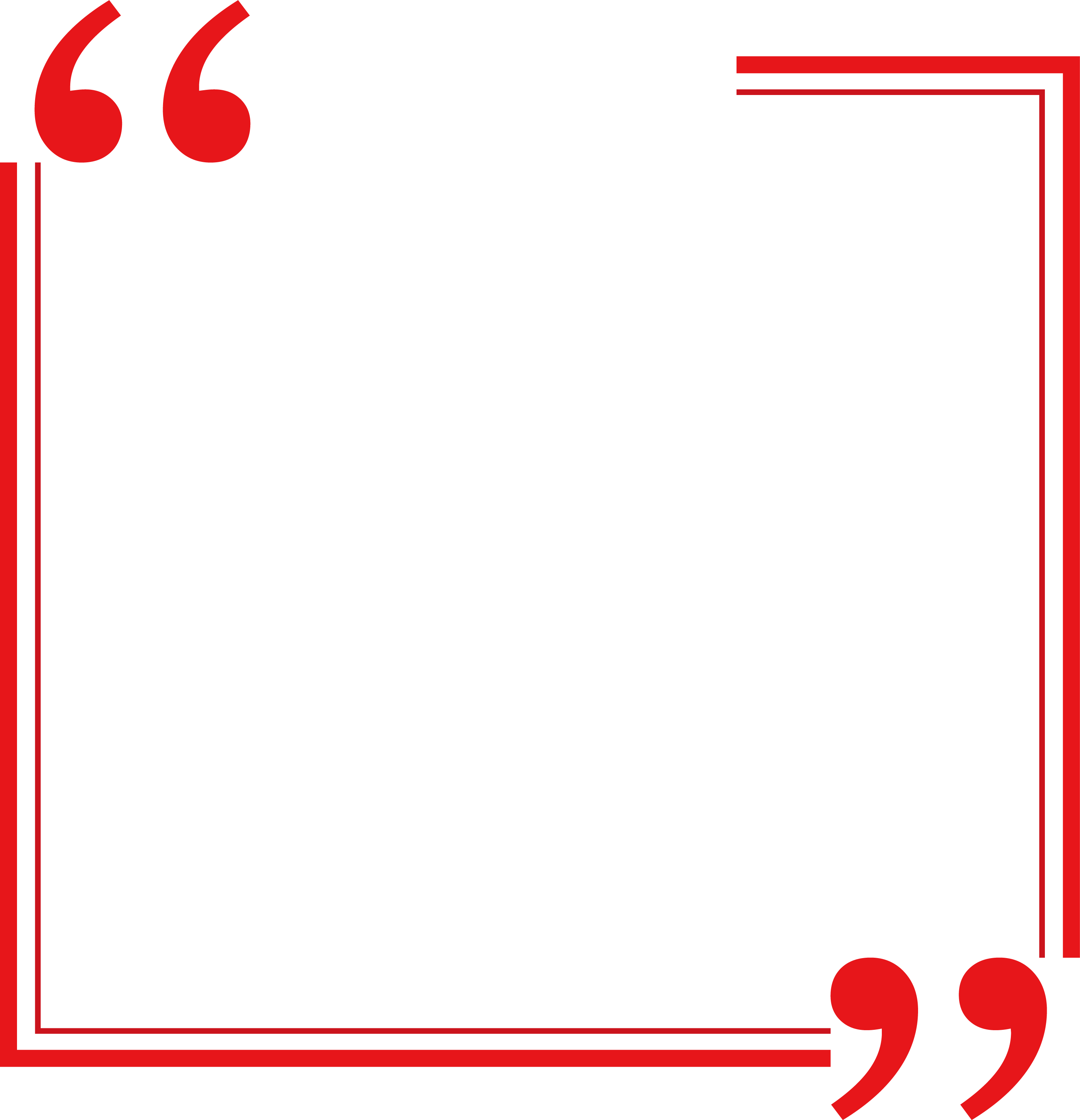 Download Red Rectangle Border - Vetor Aspas Png PNG Image with No ...