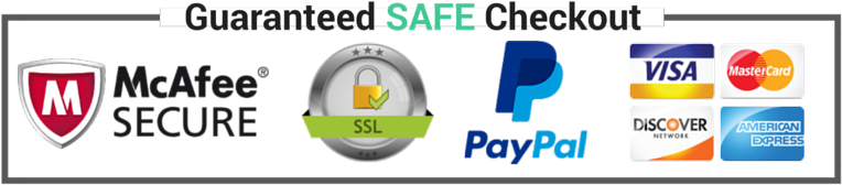 Safe Checkout - Guaranteed Safe Checkout Trust Badge - Free Transparent ...