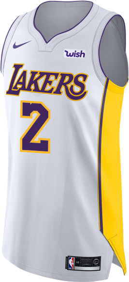 Team Los Angeles Lakers - Lakers Authentic Jersey - Free Transparent ...