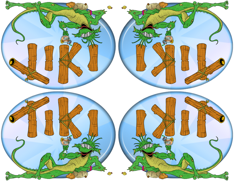 Download Tiki Lizard Wall Calendar PNG Image with No Background ...