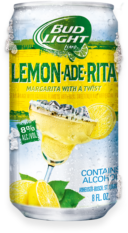Download Bud Light Ritas - Bud Light Lemon A Rita PNG Image with No ...