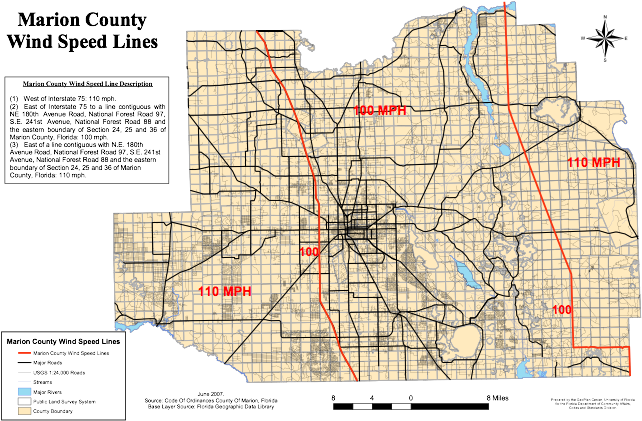 Download Marion Wind Map - Marion County Fl Map PNG Image with No ...