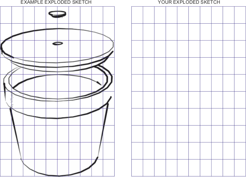 Download Png Freeuse With Grids Fruity Snack Container Using - Drawing ...