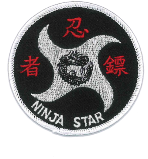 Download 1246 Ninja Star Patch 3" - Emblem PNG Image with No Background ...